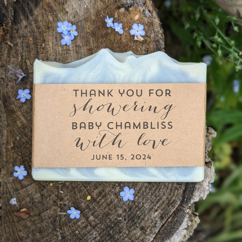 Soap Favors | Blue & Cream Coloured Soaps for Weddings, Baby Showers, – Botany Barn Canada