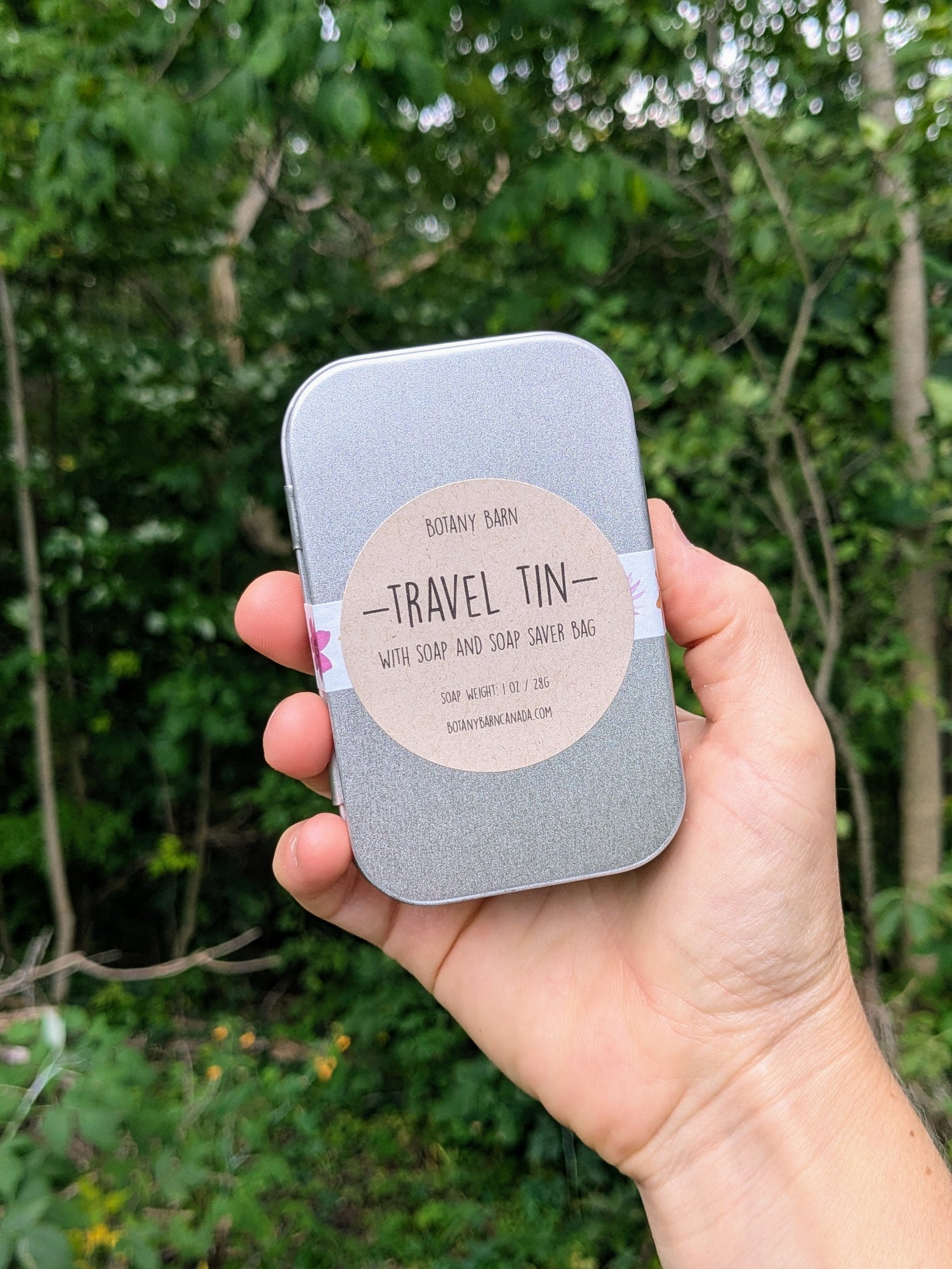 Soap Travel Tin | Mini Organic Soap & Crocheted Soap Saver Bag in a Me – Botany Barn Canada